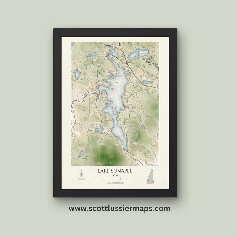 Sunapee Poster - Etsy