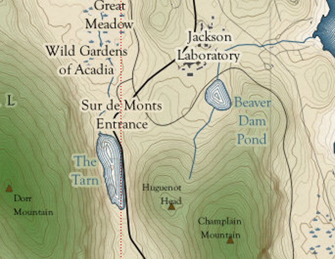 Bar Harbor Map, Bar Harbor, Maine, Maine Map, Maine, City Map, Town Map ...