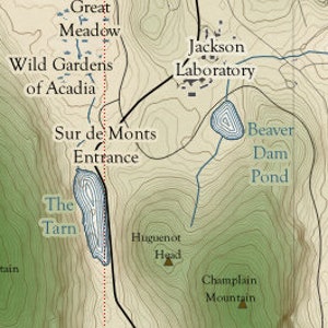 Bar Harbor Map, Bar Harbor, Maine, Maine Map, Maine, City Map, Town Map ...