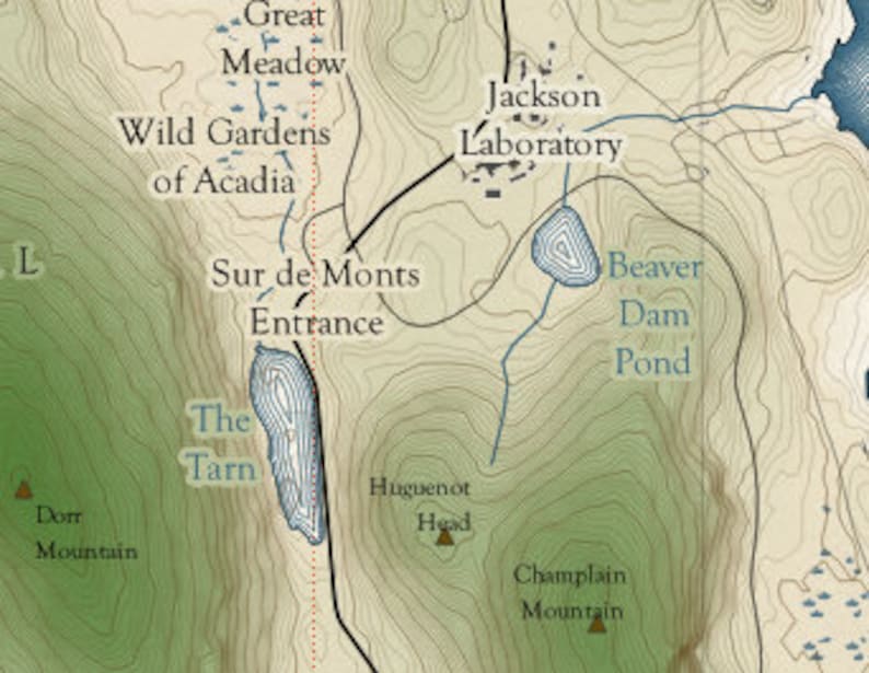 Bar Harbor Map, Bar Harbor, Maine, Maine Map, Maine, City Map, Town Map ...