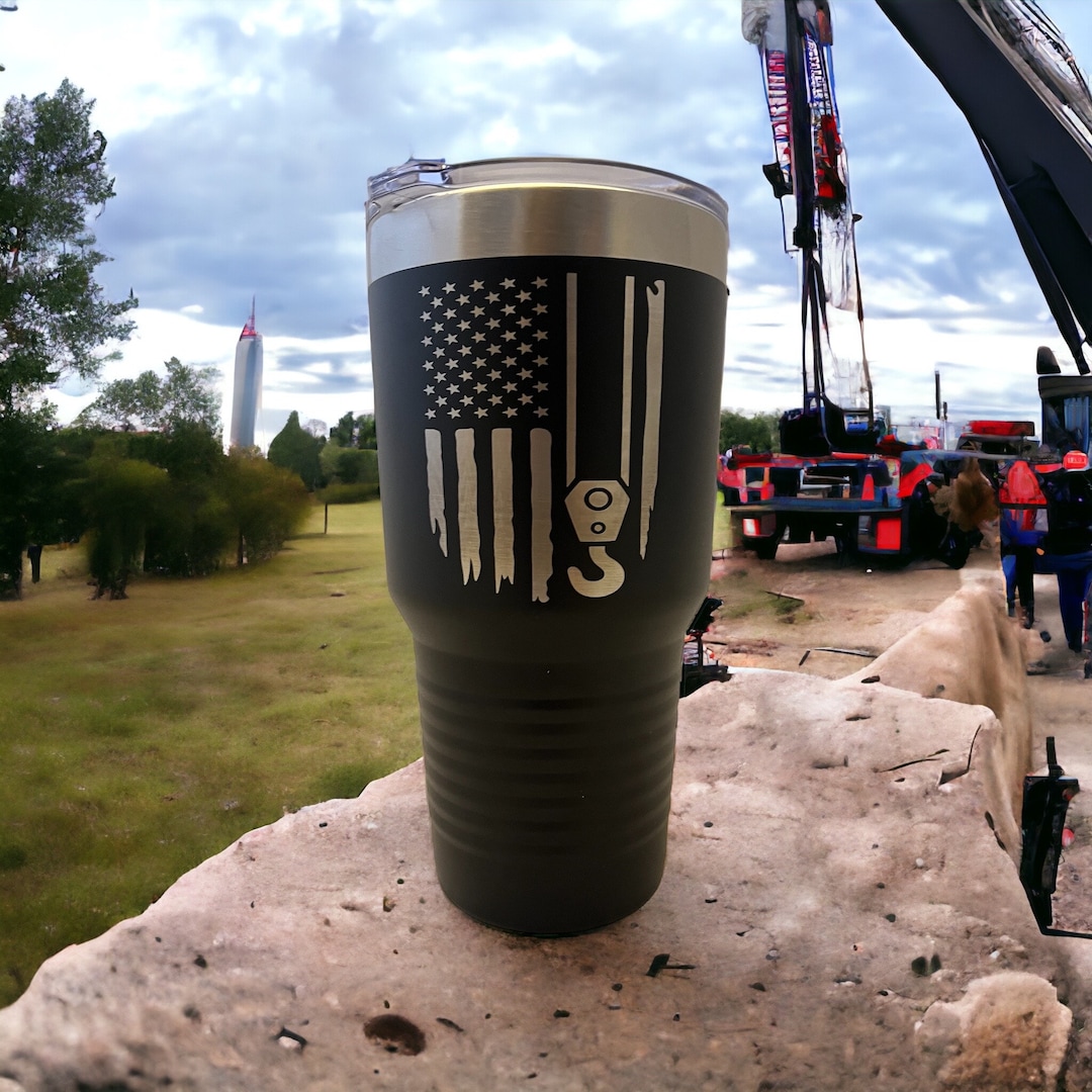 Crane Operator Tumbler/ Crane Operator Flag/ Crane Operator Gift ...