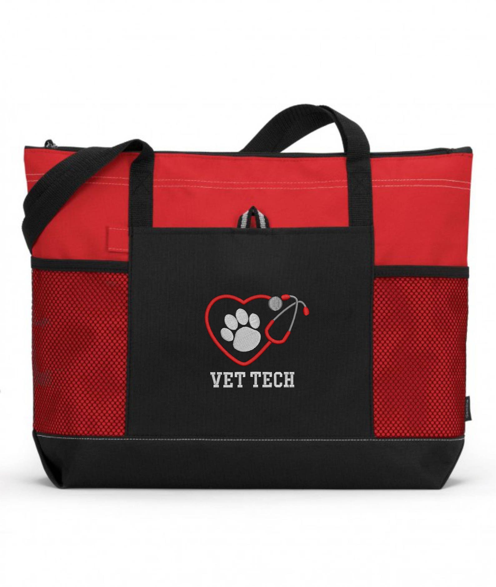 Embroidered Vet Tech Tote Bag/ Vet Tech Tote Bag/ Vet Tech | Etsy
