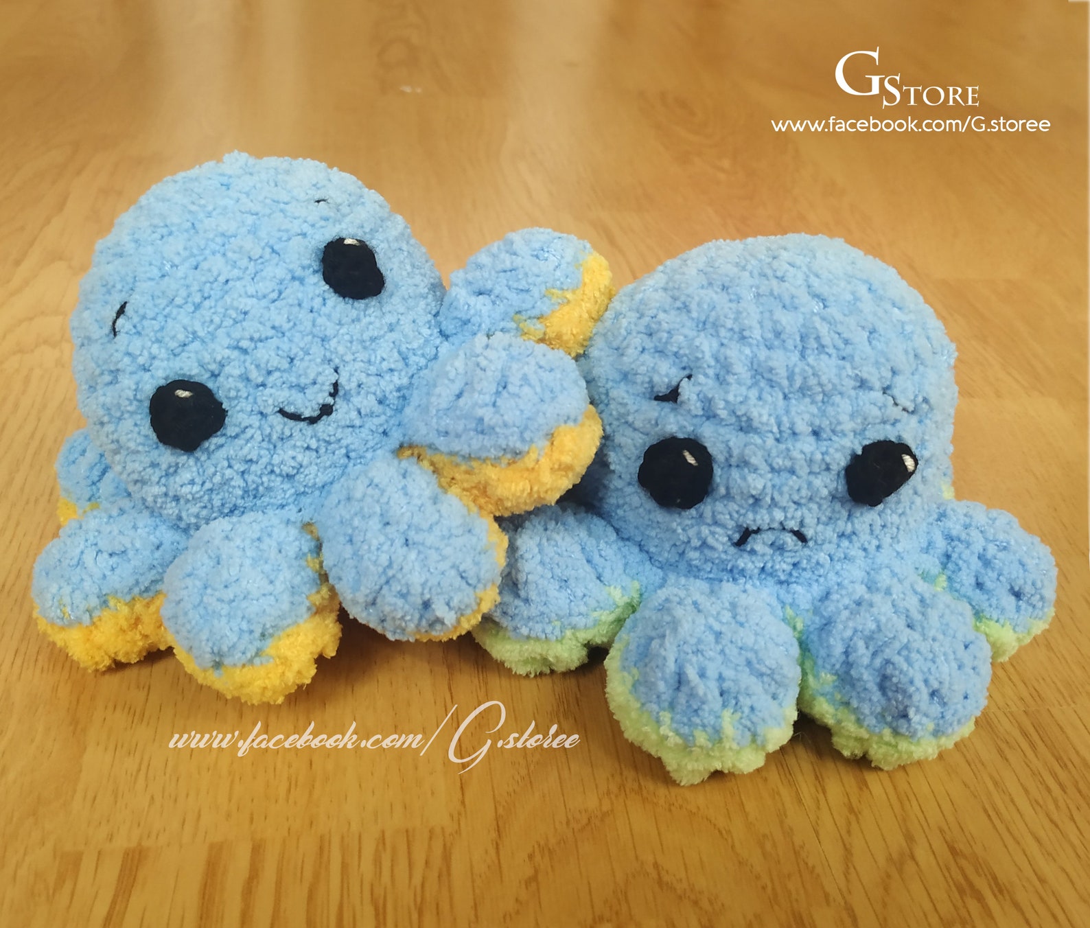 Reversible Mood Octopus Crochet Amigurumi Pattern - Etsy