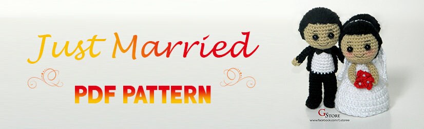 Bride and Groom Amigurumi Crochet Doll Pdf Pattern the Perfect | Etsy