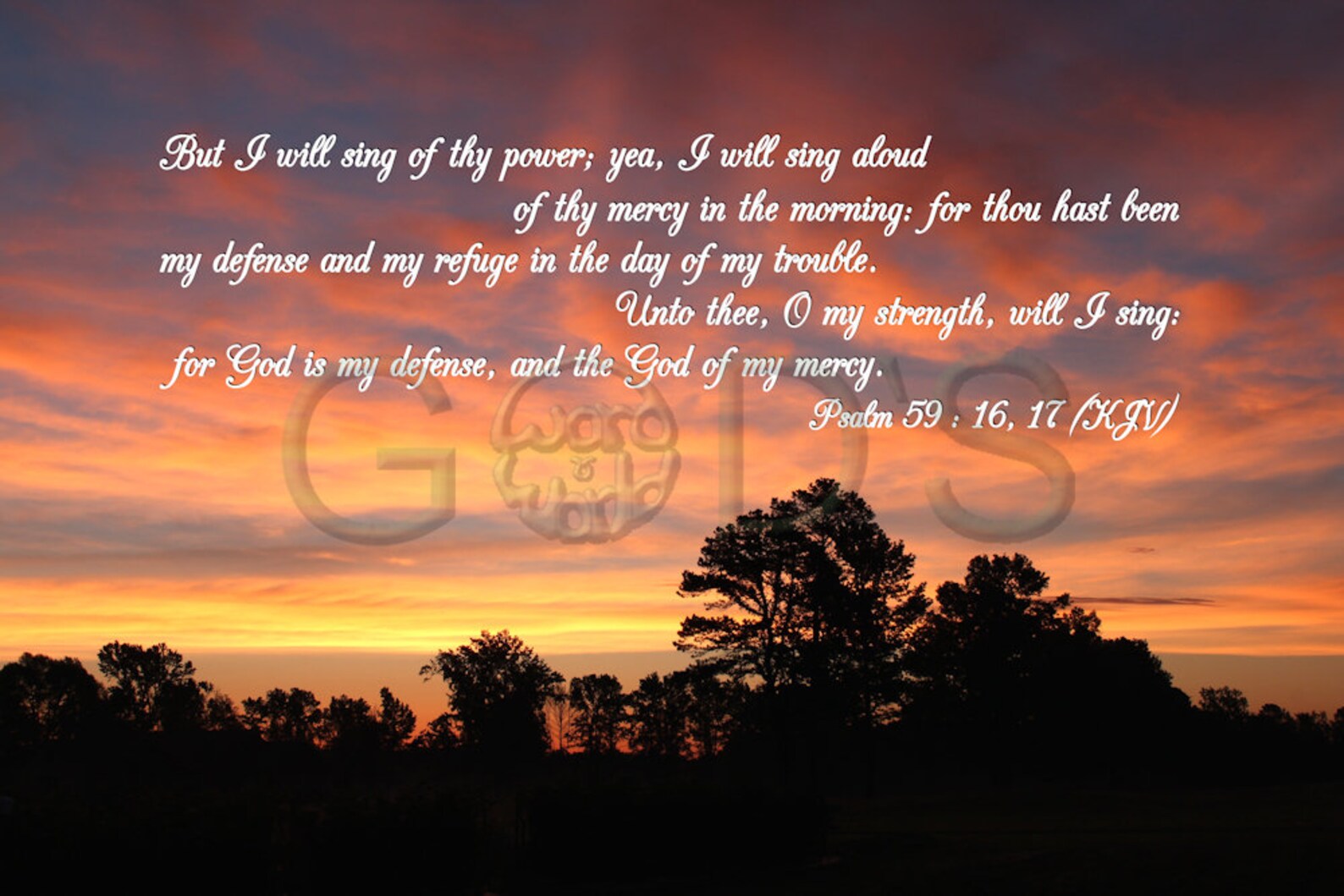 Psalm 59 16 17 KJV Photo Scripture Picture Praise Etsy Psalm 59 16 17 KJV Photo Scripture Picture Praise Etsy