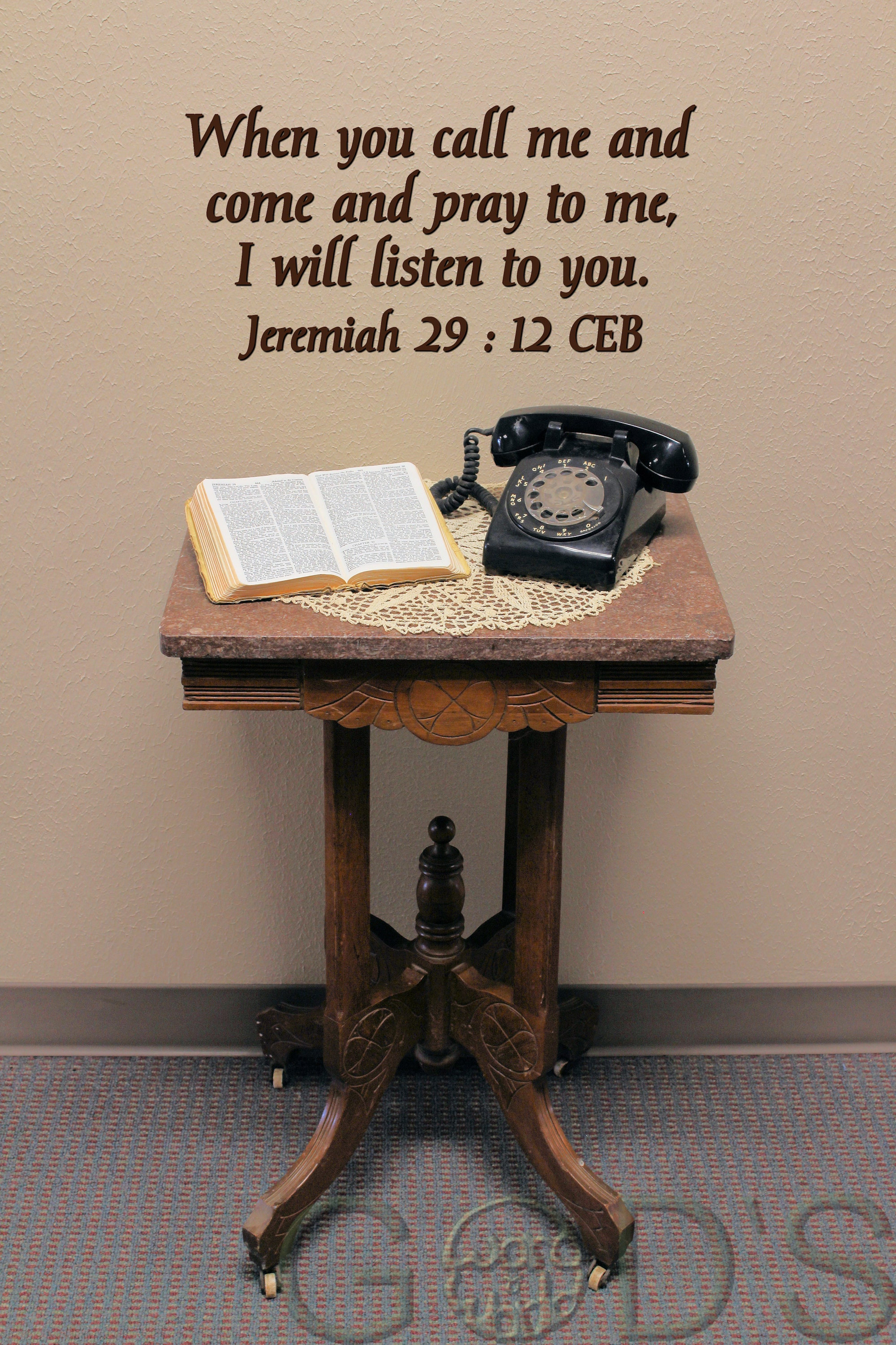 Jeremiah 29 12 Bible Verse