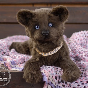 Stuffed Bear ,artist Collectible Stuffed Teddy Bear Handmade Toy Cute ...