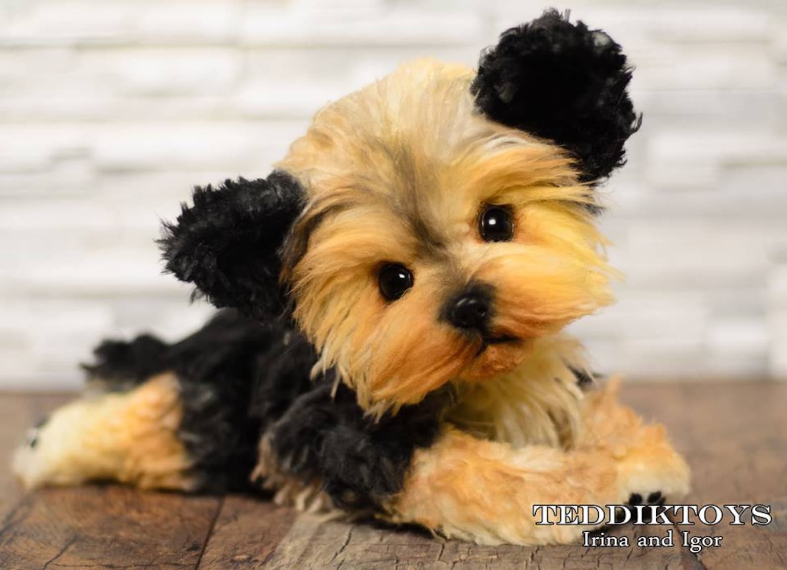 Puppy York Jemmy (make to Order) Portrait Pet , Handmade Animal by ...
