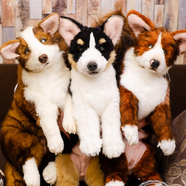 Big Realistic Dog Plush - Etsy