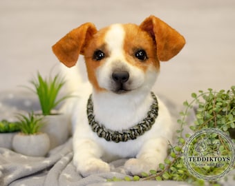 Jack Russell Terrier. Real Size Poseable Realistic Toy. OOAK. Handmade ...