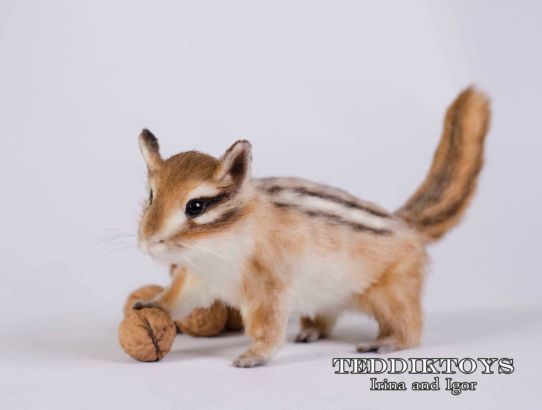 Chipmunk Handmade Toy , - Etsy