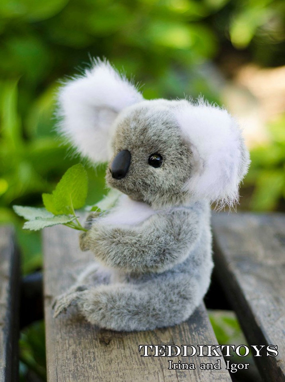 Handmade Plush Koala Lula: German Plush Stuffed Animal - Etsy
