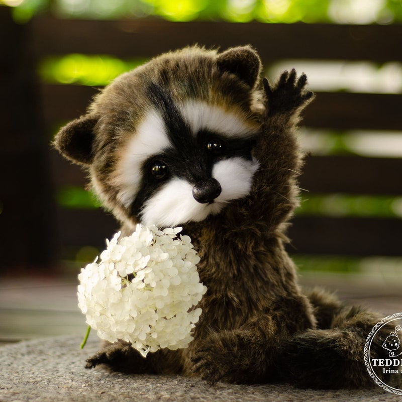 Raccoon Toy - Etsy