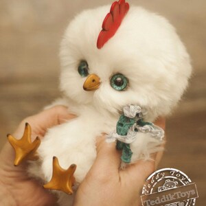 Chicken Fifi(made to Order) Chick Teddy, the Author's Work, Cock - Etsy