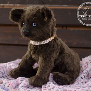 Stuffed Bear ,artist Collectible Stuffed Teddy Bear Handmade Toy Cute ...