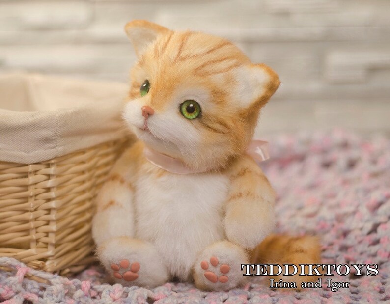 Kitten Mika made to Order Plushed Toy Stuffed Toy - Etsy