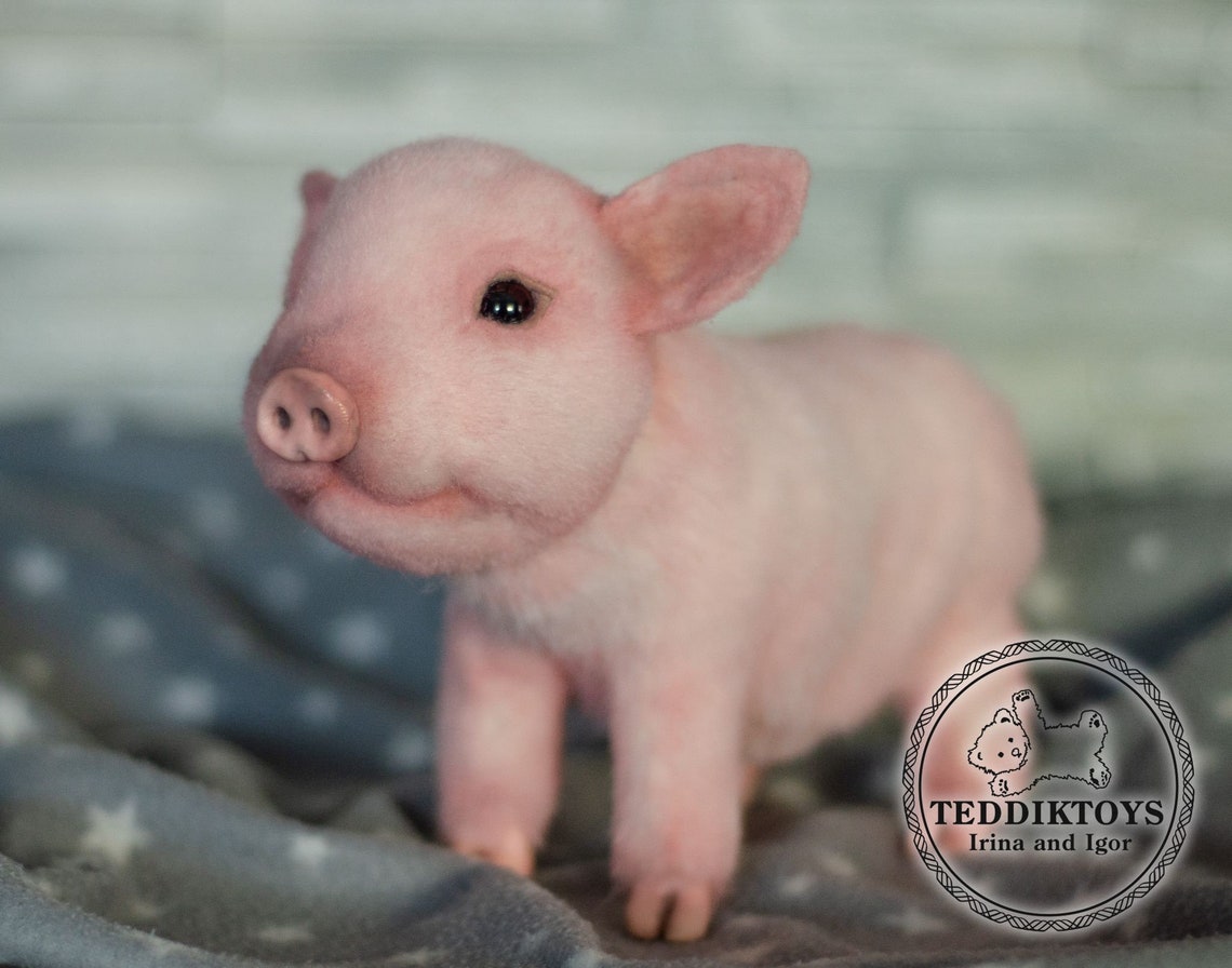 Handmade Pig Toy Pig Custom Order - Etsy