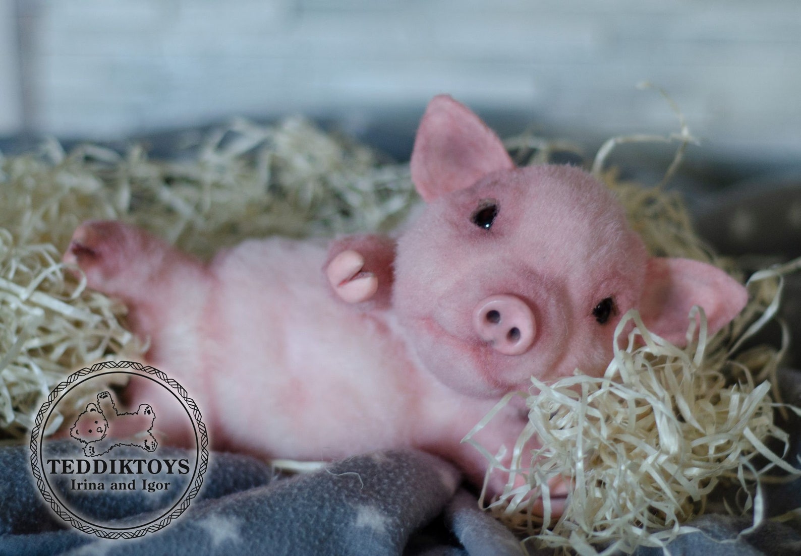 Handmade Pig Toy Pig Custom Order - Etsy