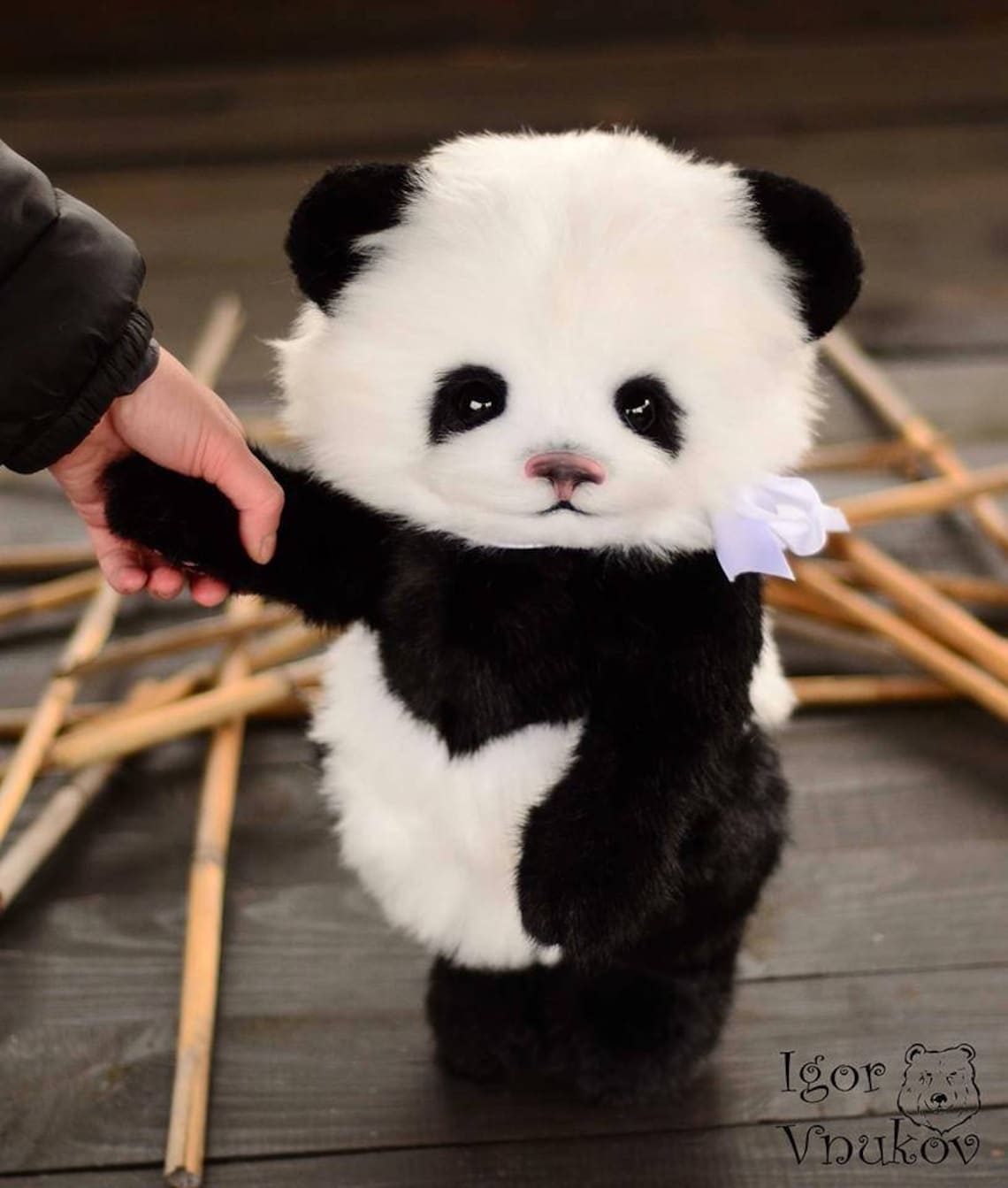 Panda Sue-jin(made to Order) Handmade Plush Collectible Stuffed Toy ...
