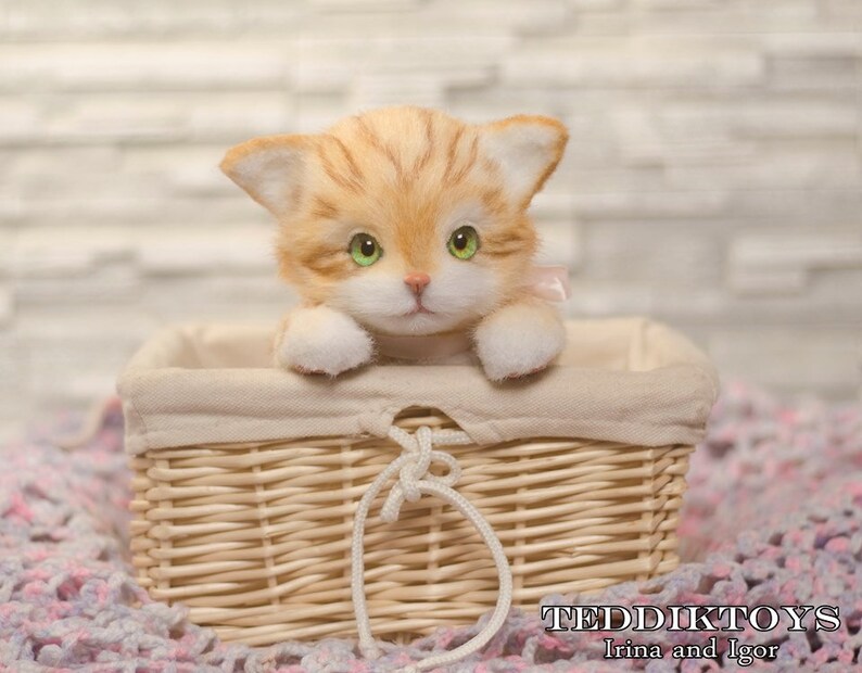 Kitten Mika made to Order Plushed Toy Stuffed Toy - Etsy