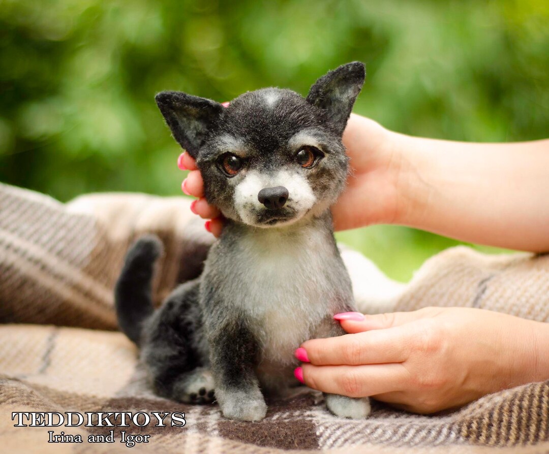 Handmade Realistic Plush Chihuahua Puppy Toy: Made to Order - Etsy