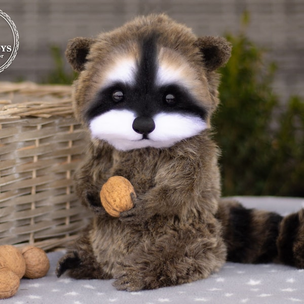 Realistic Raccoon Doll - Etsy