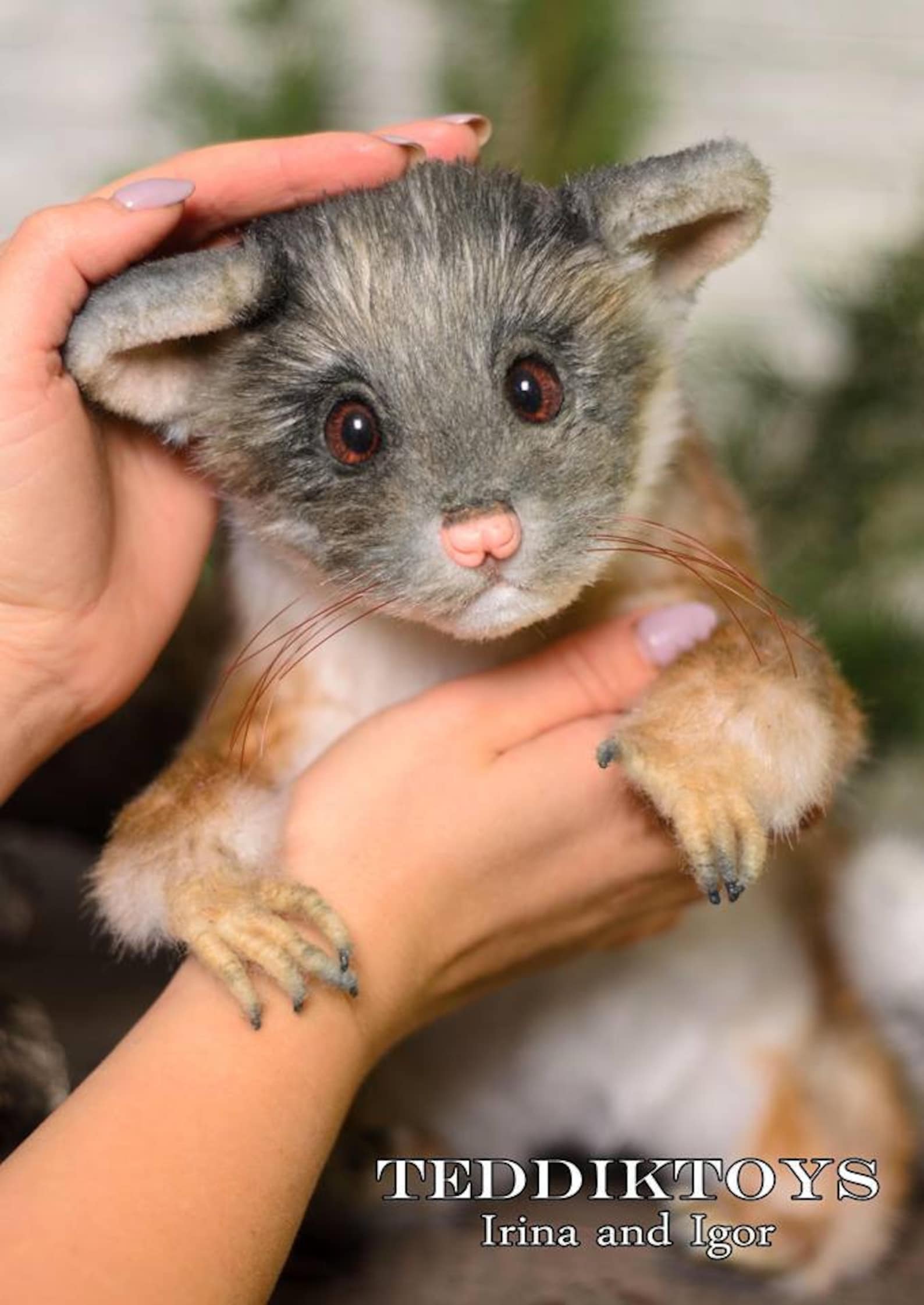 Possum made to order handmade toy possum | Etsy