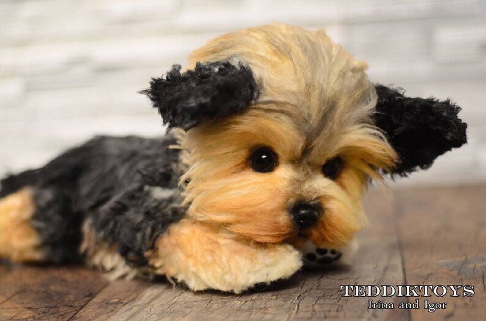 Puppy York Jemmy (make to Order) Portrait Pet , Handmade Animal by ...