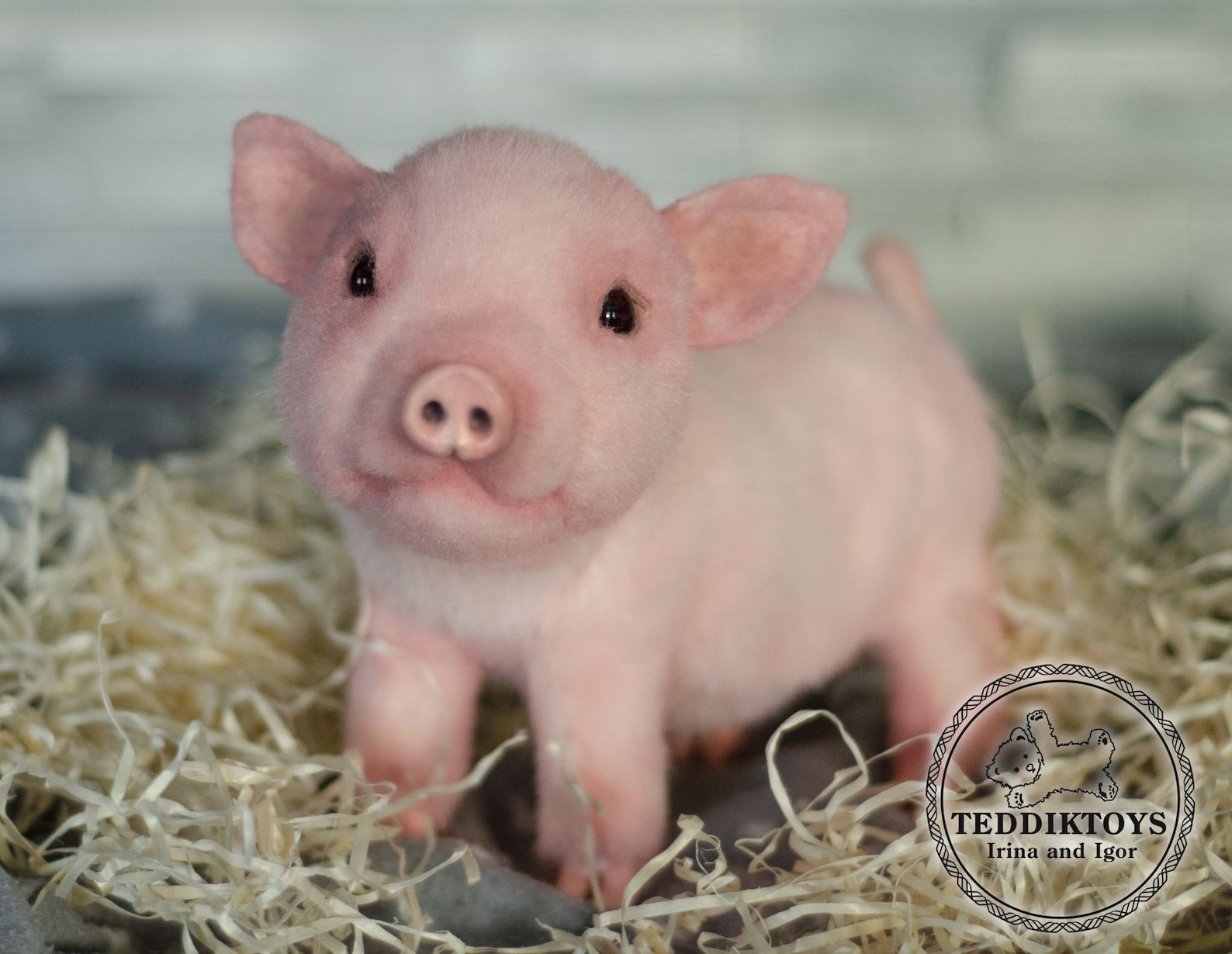 Handmade Pig Toy Pig Custom Order - Etsy