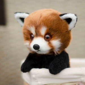 Red Panda Sin-sin , Handmade Plush, Panda Toy (made to Order) - Etsy