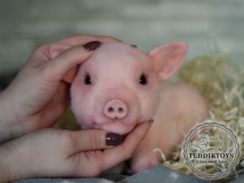 Handmade Pig Toy Pig Custom Order - Etsy