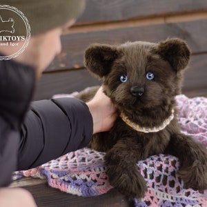 Stuffed Bear ,artist Collectible Stuffed Teddy Bear Handmade Toy Cute ...