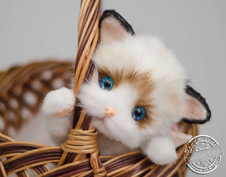 Kitty Millie made to Order Cat Cat Teddy Teddy Kitten - Etsy