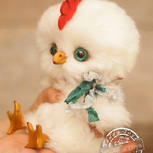 Chicken Fifi(made to Order) Chick Teddy, the Author's Work, Cock - Etsy