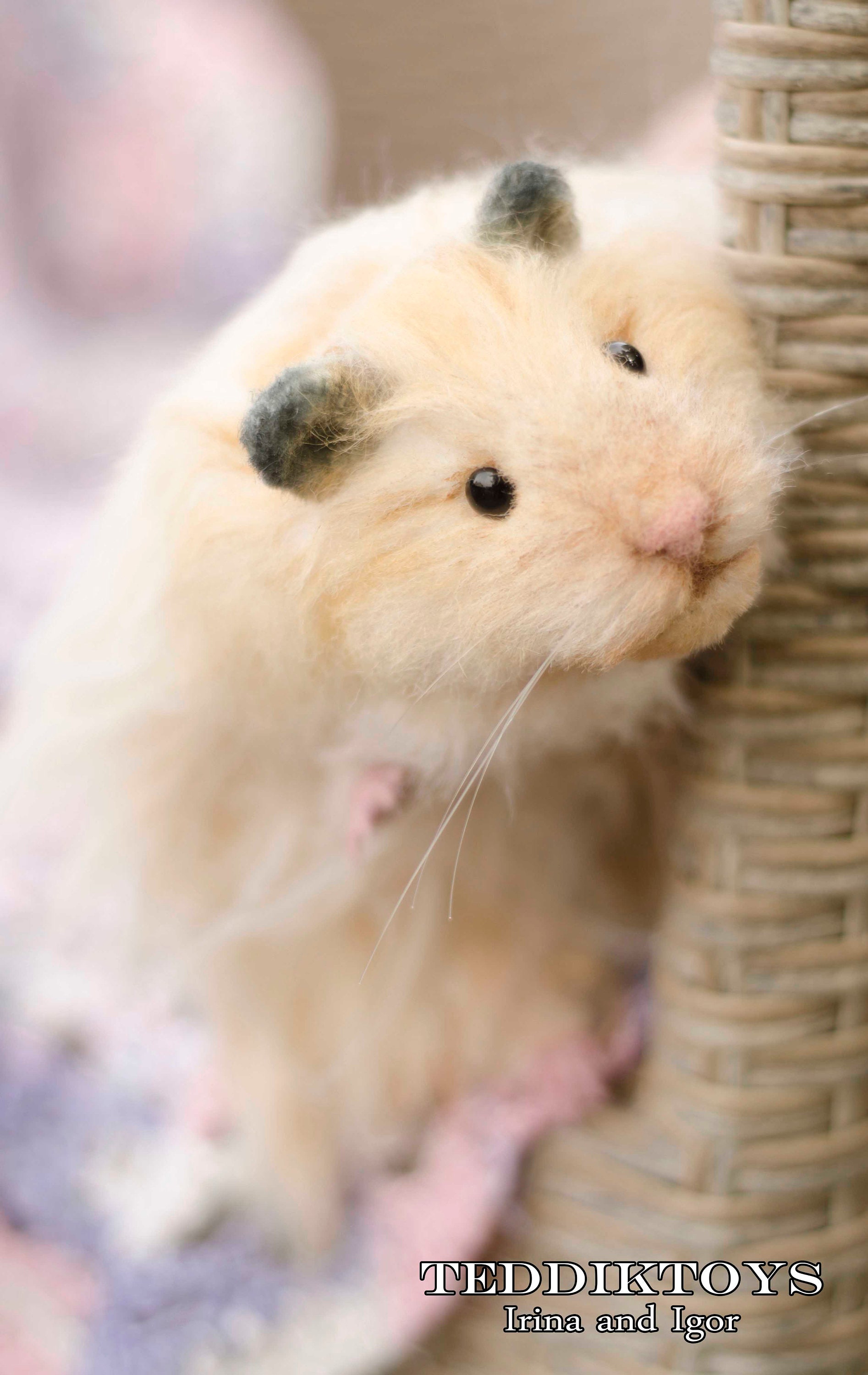 Hamster make to Order Handmade Toy Portrait Pet Animal | Etsy