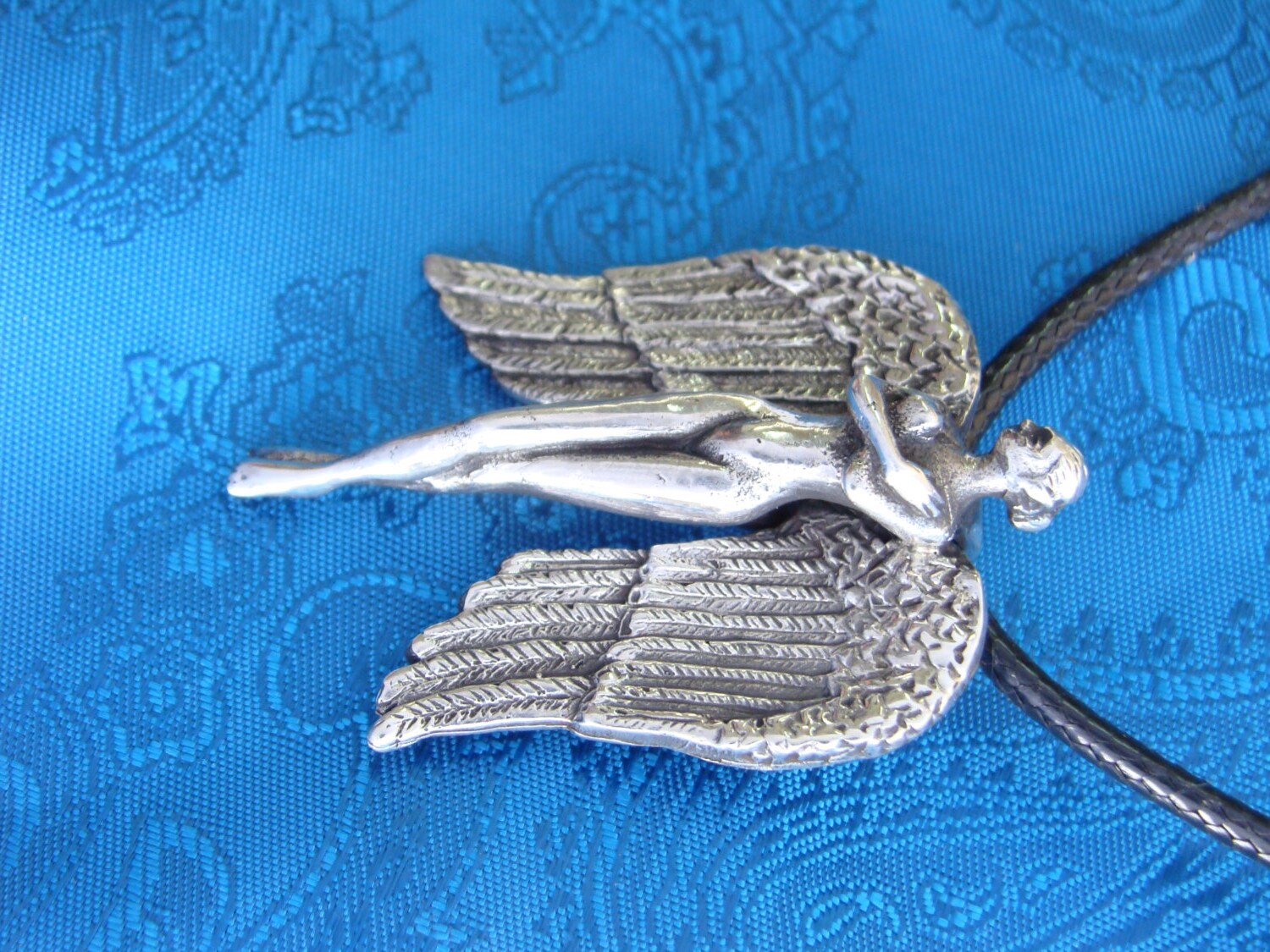 Faith Silver Angel Pendant - Etsy