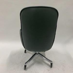 Sunar Hauserman Blue Leatherette Conference Chair Pair - Etsy