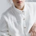 Lyn Milky White Shirt Washed Linen Shirt Linen Shirt - Etsy