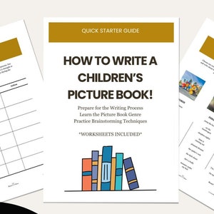 How to Write a Childrens Picture Book Quick Guide Digital Printable ...