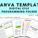 CANVA TEMPLATE / Child Portfolio Templates Starter Kit EYLF V2.0 - Etsy