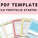 PDF Child Portfolio Templates Starter Kit EYLF V2.0 - Etsy