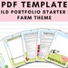 Child Portfolio Templates Starter Kit - Farm Theme EYLF V2.0 - Etsy Canada