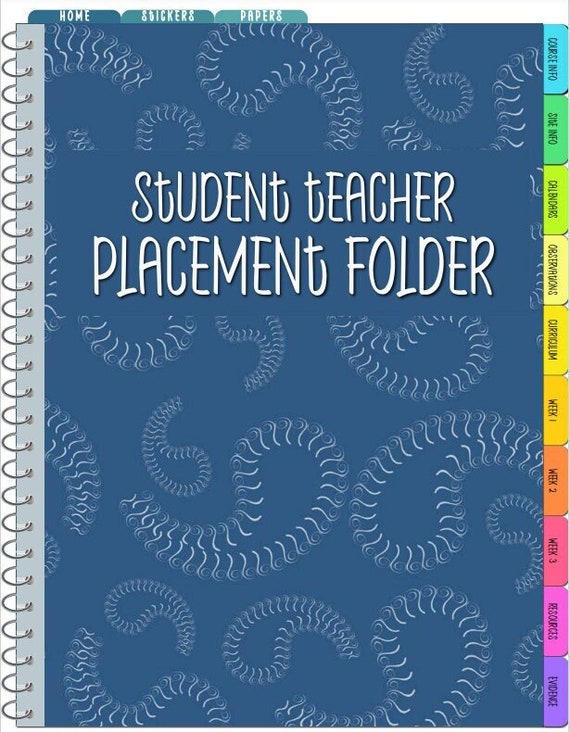 2022/2023 Digital Student Teacher Placement/prac Folder - Etsy