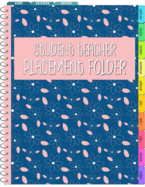 2022/2023 Digital Student Teacher Placement/prac Folder - Etsy