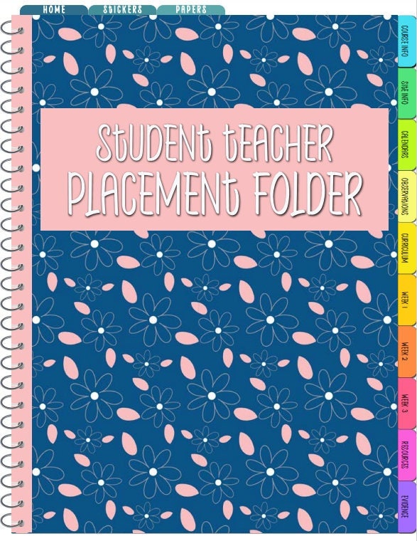 2022/2023 Digital Student Teacher Placement/prac Folder *DIGITAL ...
