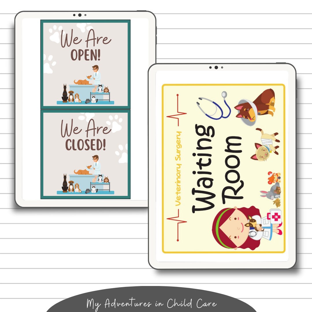 Dramatic / Role Play Vet Clinic - Etsy