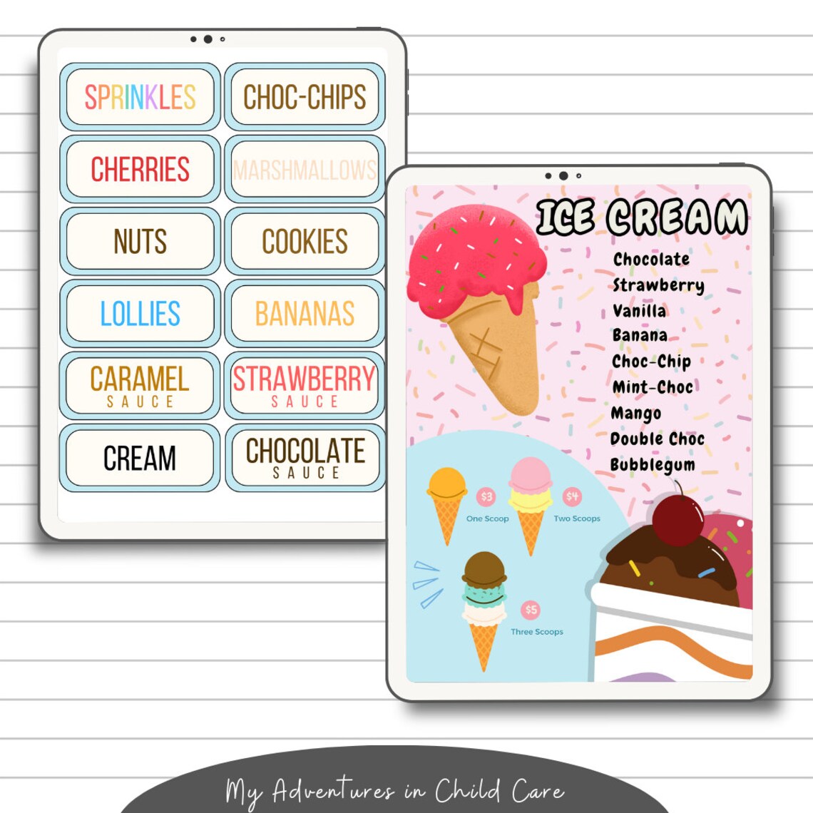 Dramatic / Role Play Ice Cream Shop Stand - Etsy