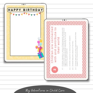 PDF Child Portfolio Templates Starter Kit EYLF V2.0 - Etsy Australia