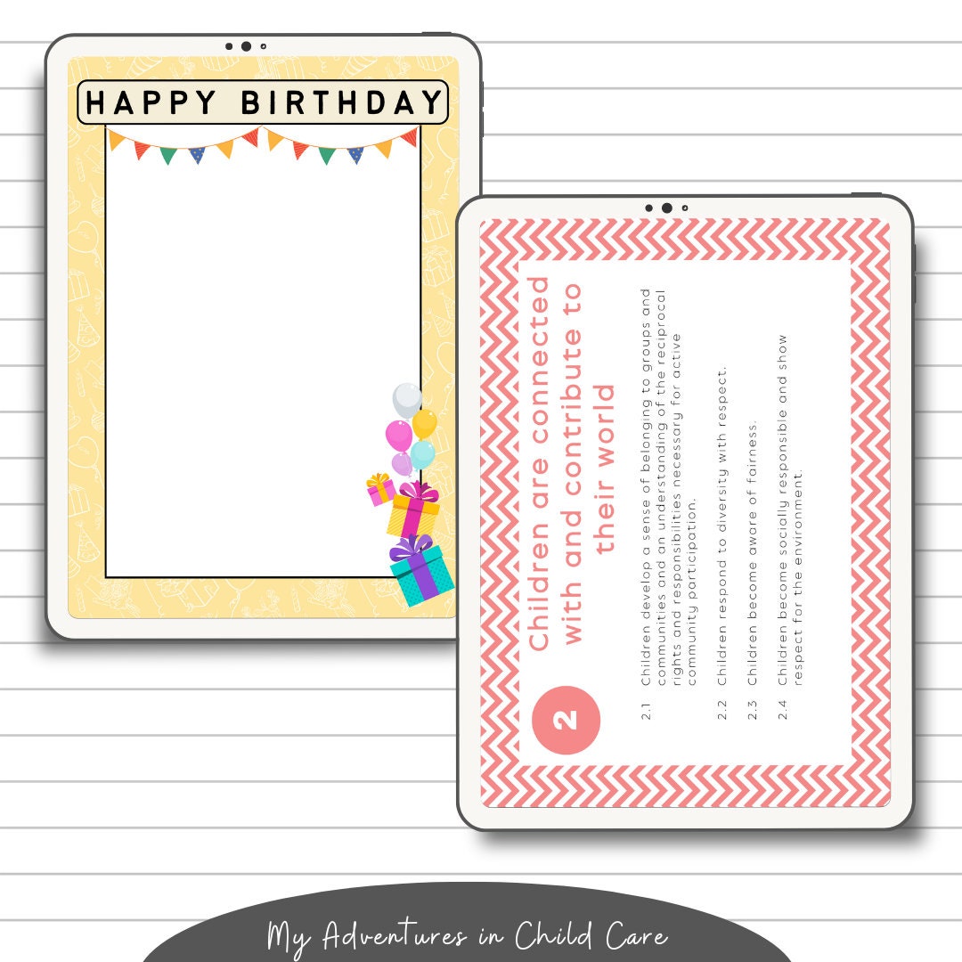 PDF Child Portfolio Templates Starter Kit EYLF V2.0 - Etsy Australia