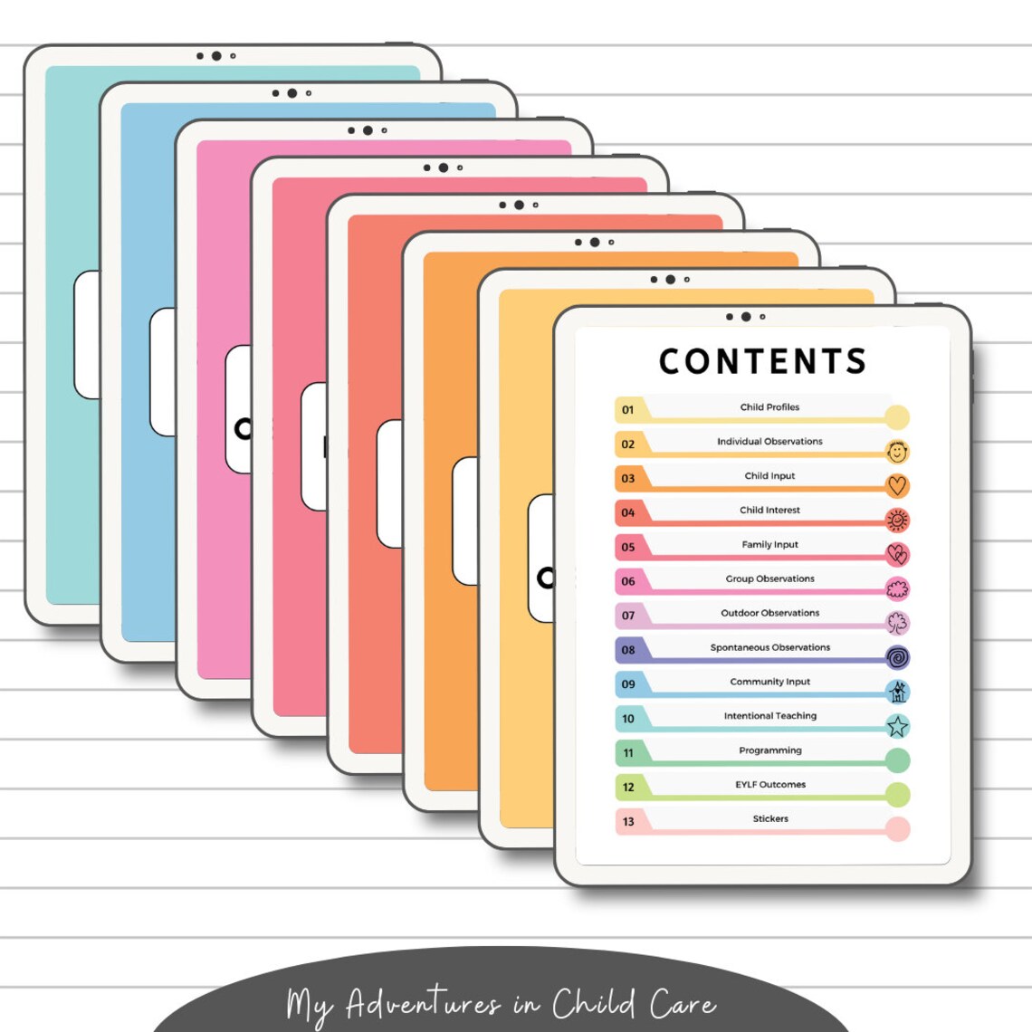 Programming Folder Planner EYLF V2.0 - Etsy Australia